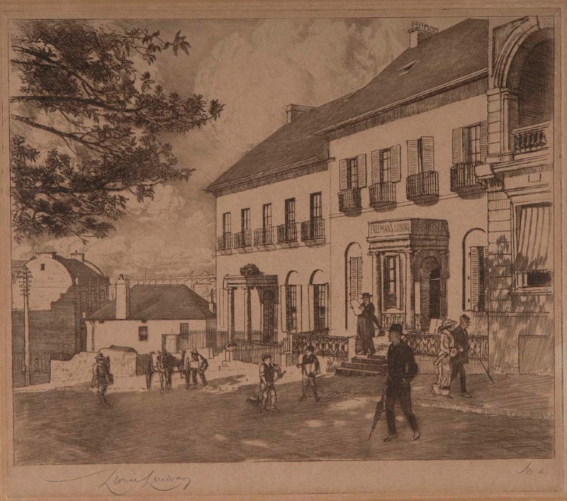 Wynyard Square, Old Treasury Building; Lionel LINDSAY, 1874-1961; n.d ...