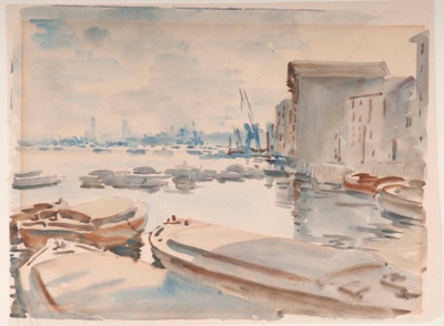 On the Thames; Daryl LINDSAY, 1889-1976; -1938; 1945_35 | eHive