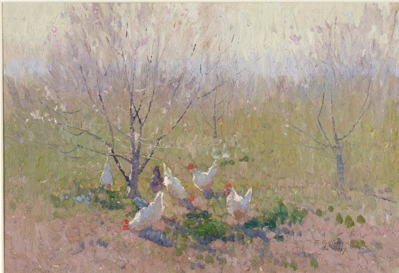 In the Orchard; Elioth GRUNER, 1882-1939; 1917; 1933_12 | eHive
