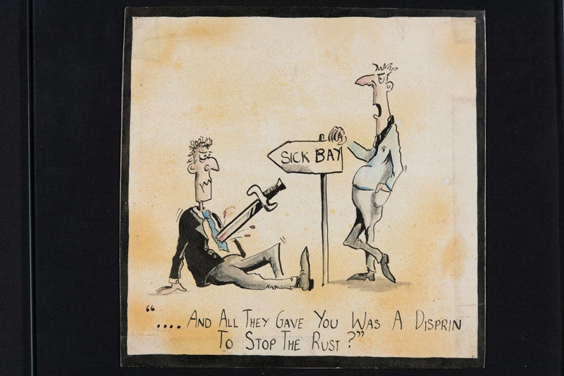 Colour cartoon; Robert Halsey; 1977; 1541.2 | eHive