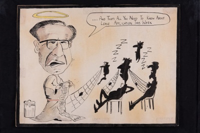 Cartoon; Robert Halsey; 1977; 647.1 | eHive