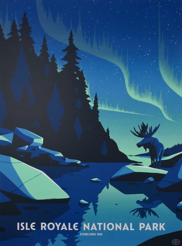 Isle Royale National Park Poster; David Doran; 2016; 011 | eHive