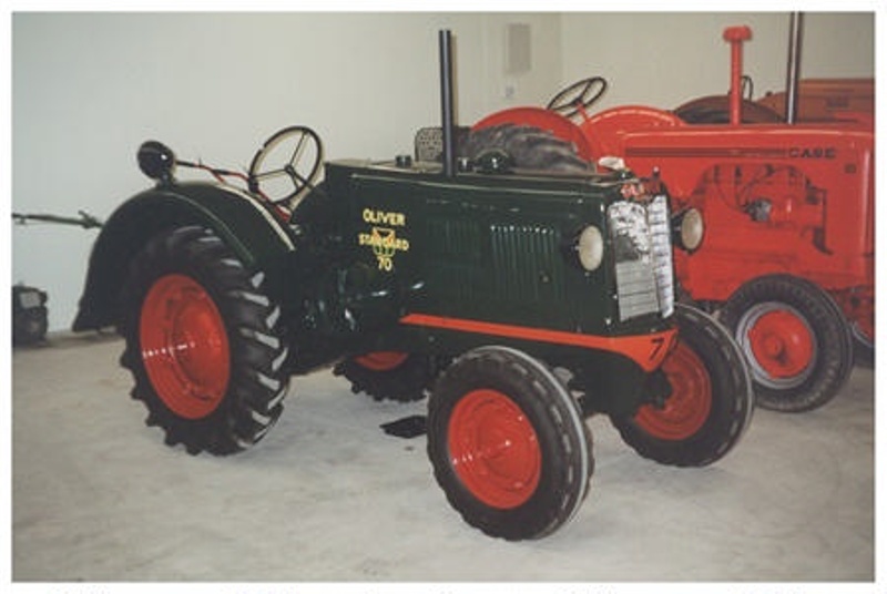 1937 Oliver Hart Parr Model 70 tractor; Oliver Farm Equipment Company ...