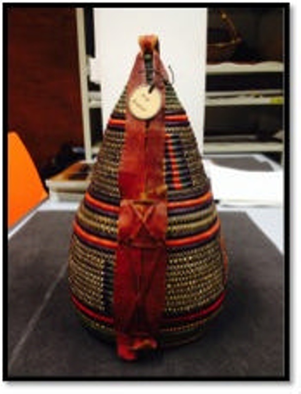 Ethiopian Harari style basket The basket was constructed using the ...