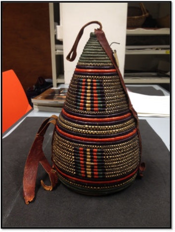 Ethiopian Harari style basket The basket was constructed using the ...