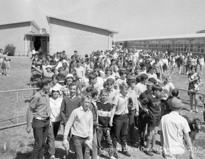 Doveton High School - Walk-a-thon; Graham Southam; 1968; 10.512.01 | eHive