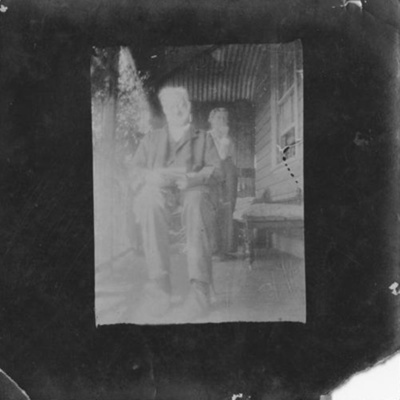 Ephemera - Photo - James Hilder sitting; PH 1136 | eHive