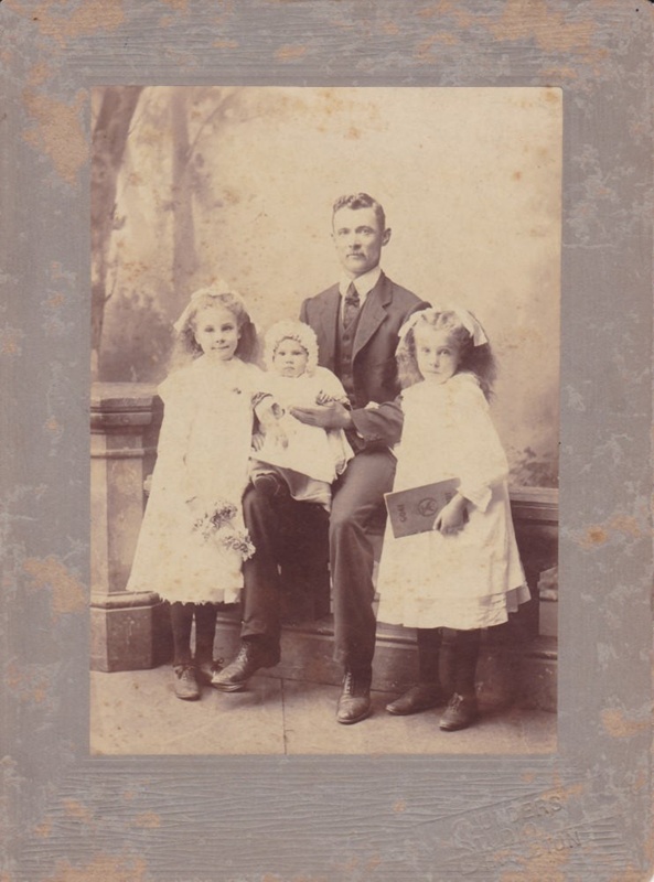 Ephemera - Photo - Uncle Will and three children; PH 1220 | eHive