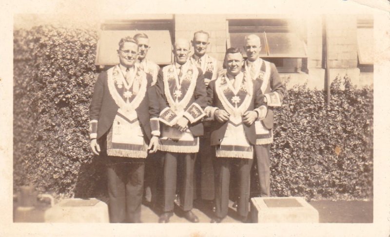 Ephemera - photo of six men in Guoof uniforms; PH 1571 | eHive