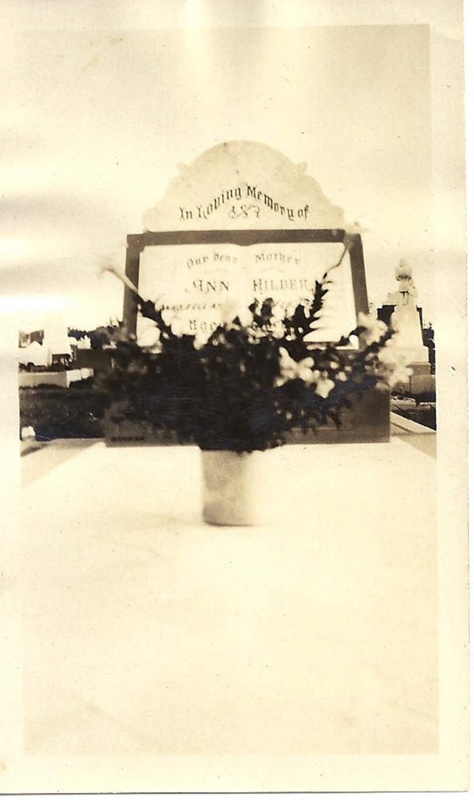 Ephemera - Photo - Grave of Ann Hilder; PH 925 | eHive