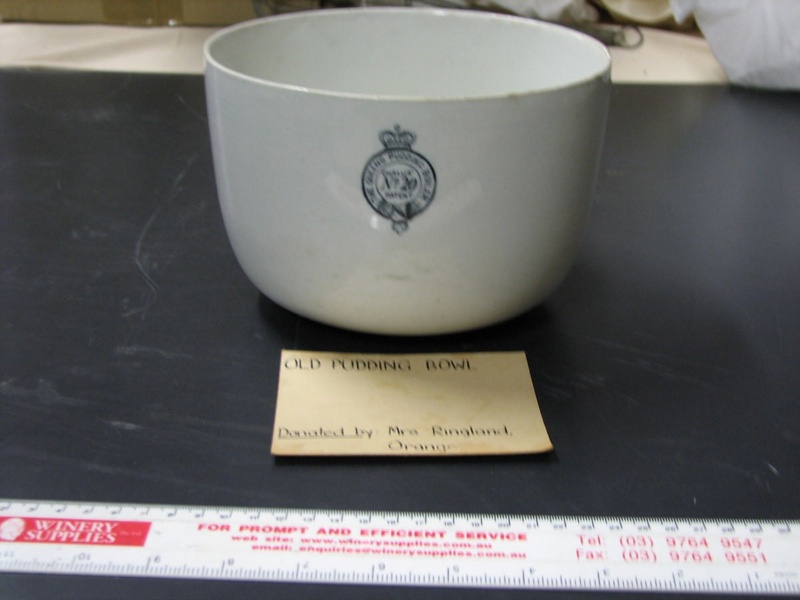 Bowl - pudding bowl; 08-3560 | eHive