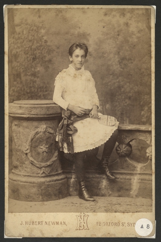 Portrait of a girl in a studio setting; J Hubert Newman; 2022.13:48 | eHive