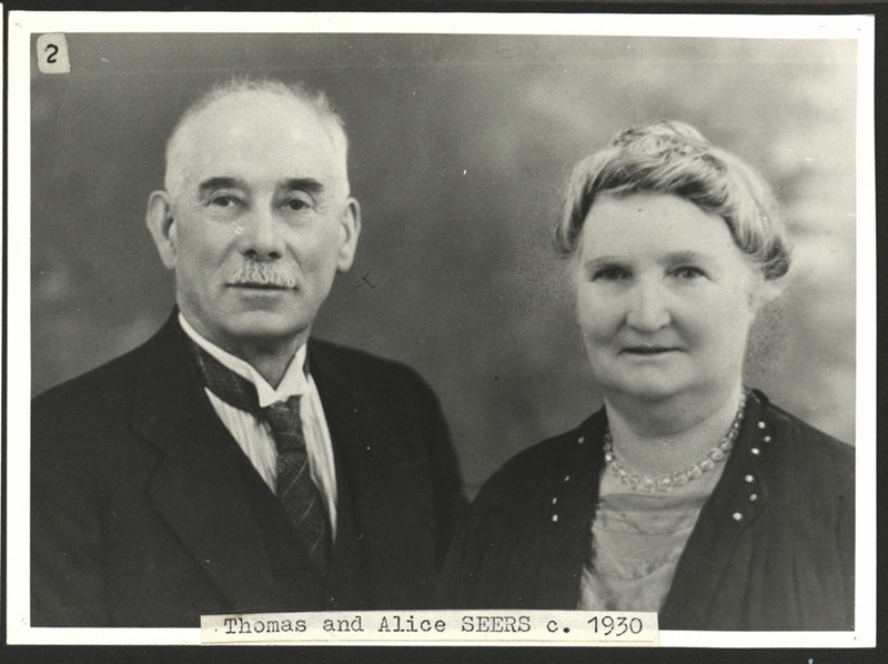 Thomas and Alice Seers, 1930; 2022.14:75 | eHive