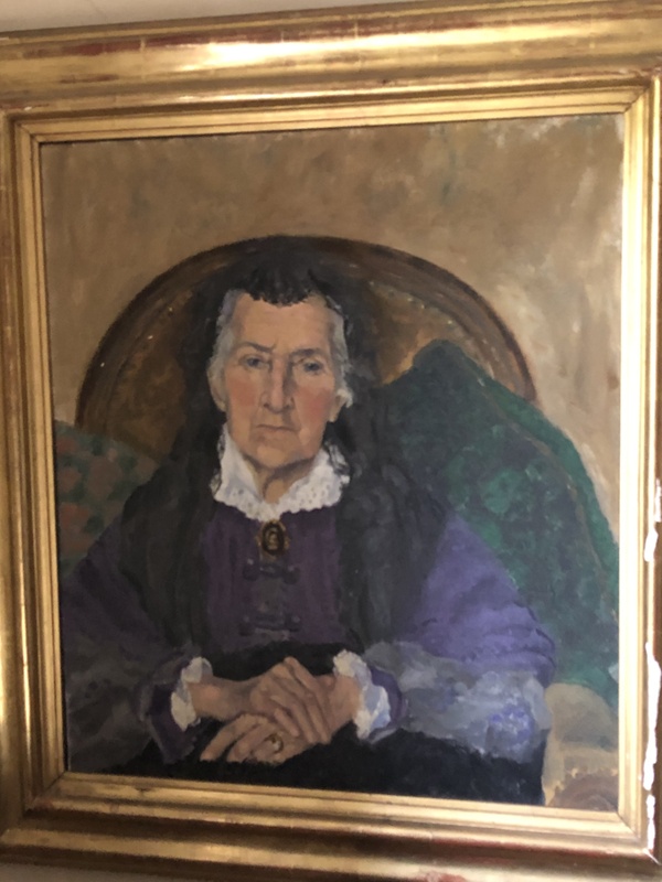 Ancestral Portrait, Female, gilt frame oil on canvas ; 2023.87 | eHive