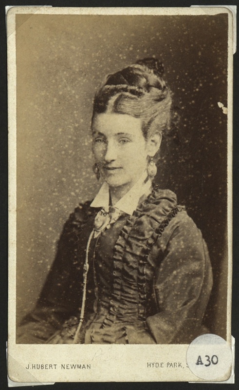 Studio portrait of a woman; J Hubert Newman; 2022.13:35 | eHive