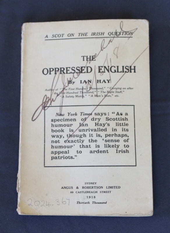 The Oppressed English (A Specimen of Dry Scottish Humour); Ian Hay ...