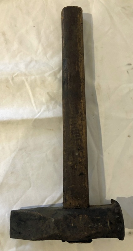 Swage hammer, and blacksmiths swage hammer & cold cutter; 79.1078 | eHive