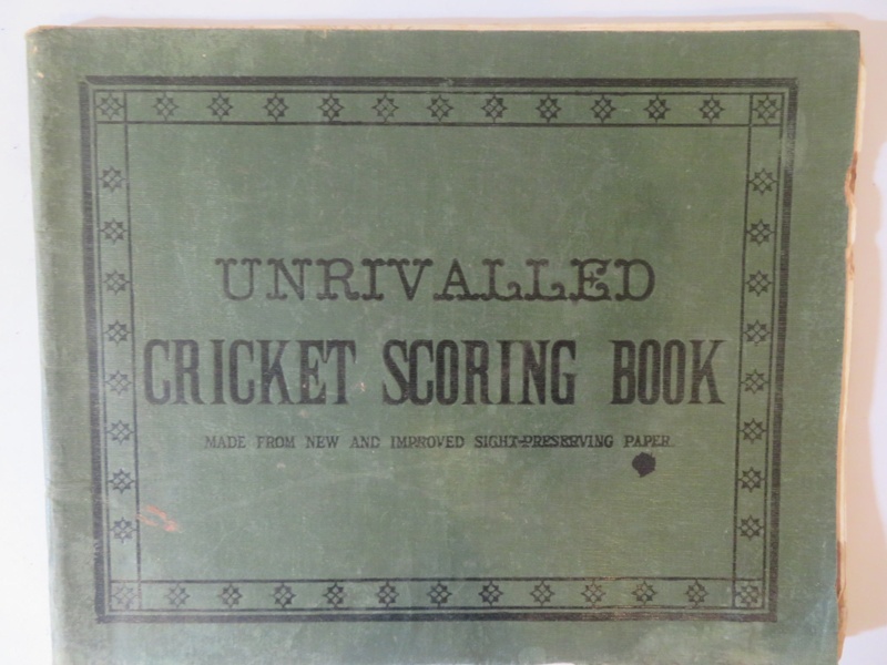 Unrivalled Cricket Scoring Book; Marylebone Cricket Club; Circa 1931 ...