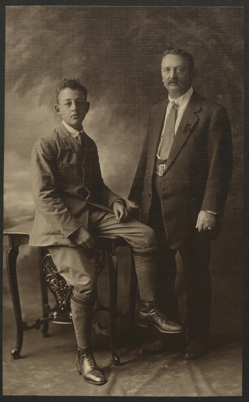 Larry Weir and his son Noel; 2022.14:35 | eHive