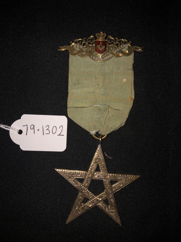Doric Lodge Masonic badge; 79.1302 | eHive