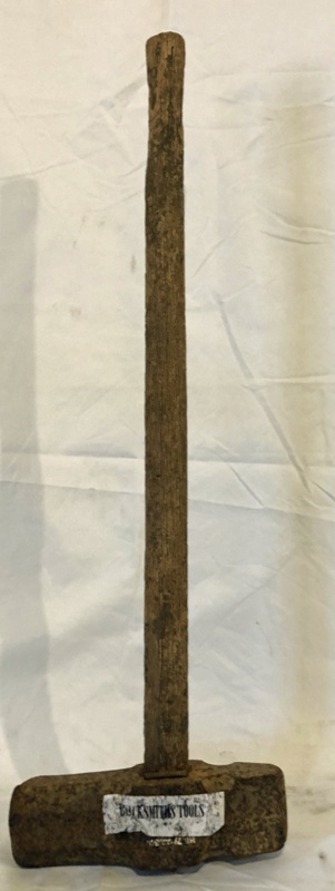 Hammer and sledge, straight peen sledge/blacksmith's sledge; 79.2232 ...