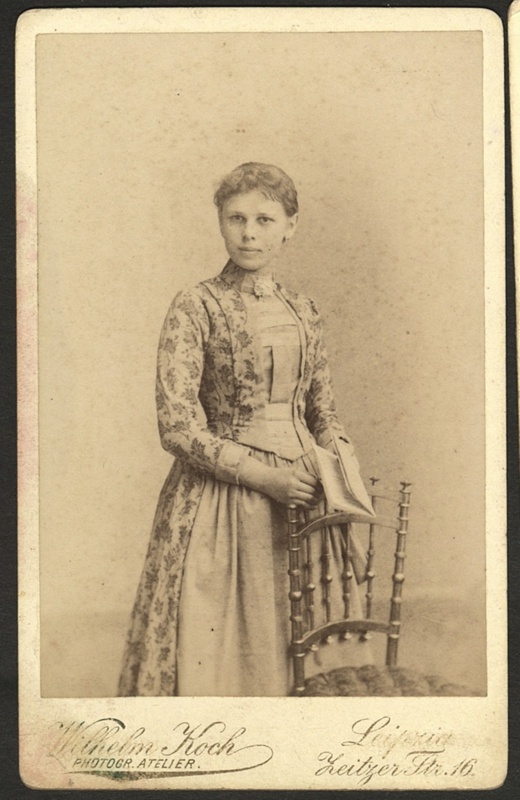 Studio portrait of a young woman; Wilhelm Koch; 2022.82:91 | eHive