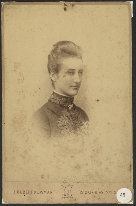 Gertrude Harriet Adeline Beyers (1870 - 1966); J Hubert Newman; 1889 ...