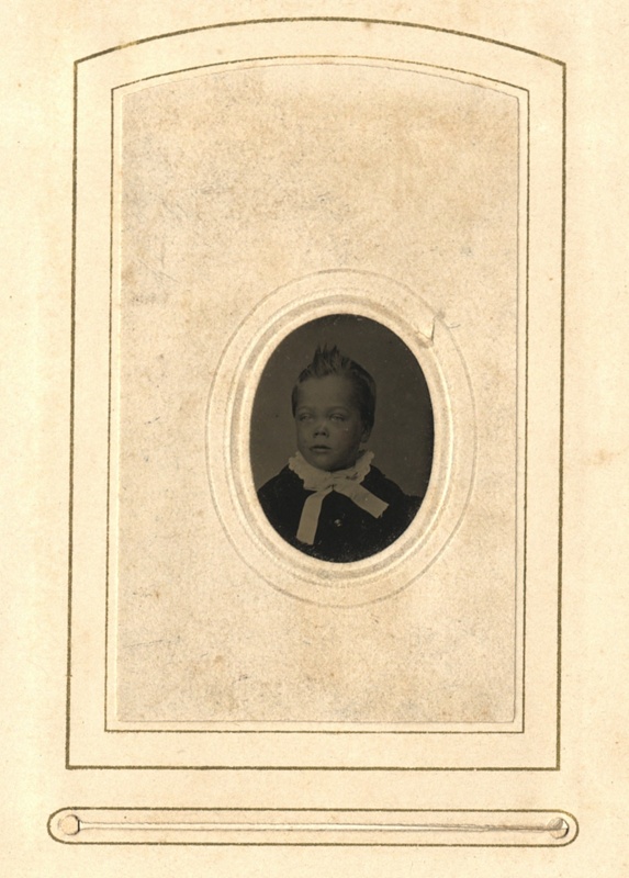 Studio head and shoulder photo of a baby boy.; J.Hubert Newman ...