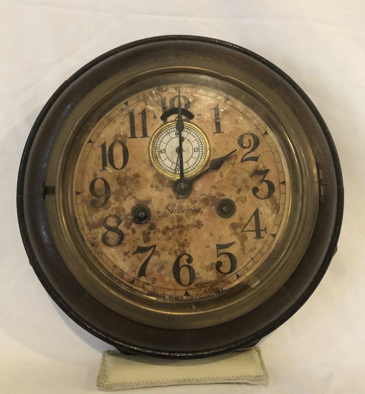 Wall clock, Ansonia 8 Day Time; Ansonia; 2022.127 | eHive