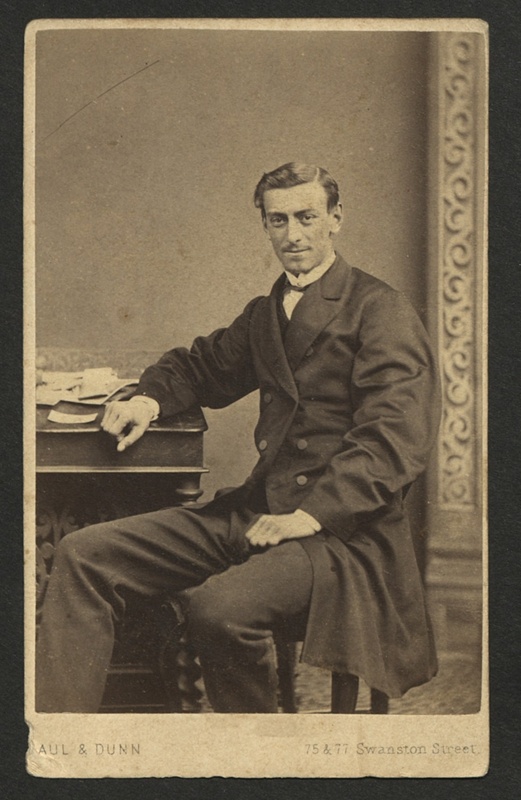 Portrait of Thomas in a studio setting; Gaul & Dunn; 2022.11:17 | eHive