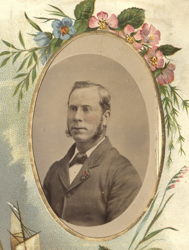 Studio head and shoulder photo of a formally attired gentleman with ...
