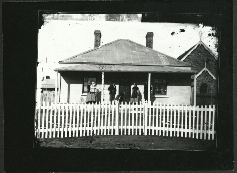 A two chimney workers cottage known as the Methodist Parsonage in Hill ...