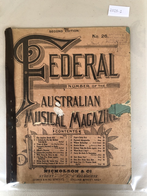 Federal Australian Musical Magazine ; 2025.2 | eHive