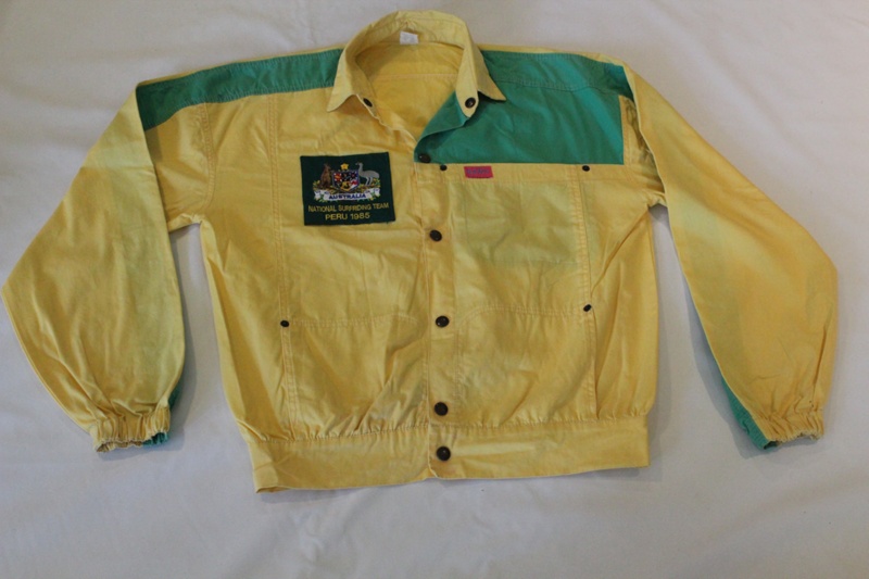Jacket - Australian National Surfing Team, Peru 1985; TX.0014 | eHive