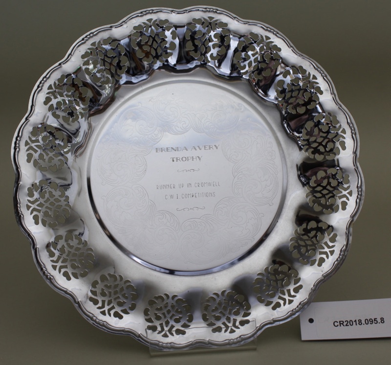 Cromwell Women's Institute Brenda Avery Trophy; CR2018.095.8 | eHive