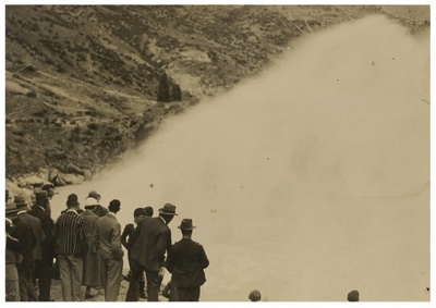 Photograph, Roaring Meg opening; 1936; CR1985.1018 | eHive