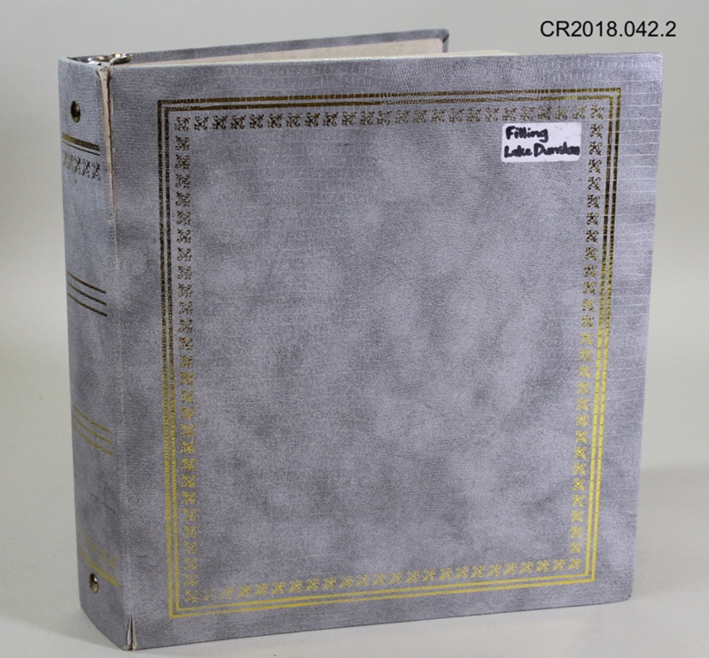 Photograph Album, Filling Lake Dunstan; Iola Gordon Glassford; CR2018 ...