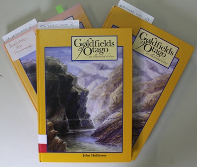 Book, Goldfields of Otago an illustrated history; John Hall-Jones ...