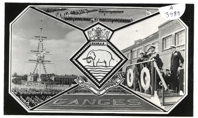 montage of views of HMS Ganges; photographer : Fisk, R A, Mr; SHHMG ...