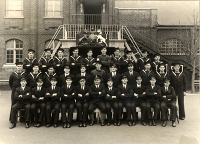 Photograph of a group of various ratings, HMS Ganges; SHHMG:A1563 | eHive