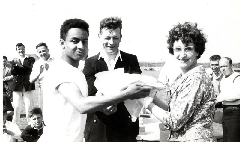 Photograph of Mrs. Drake, wife of Commissioned Gunner Francis Drake ...