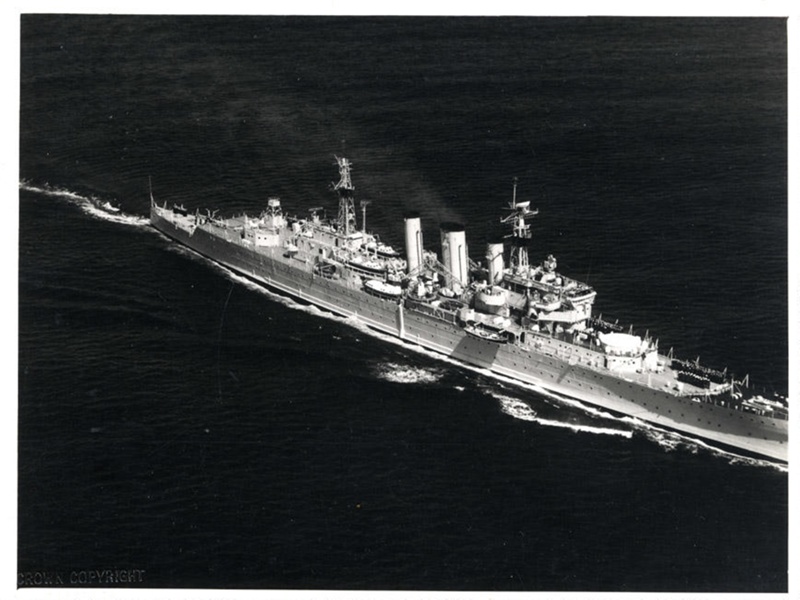 A photograph of HMS Cumberland. Captain Norman Henry Pond was a boy at ...