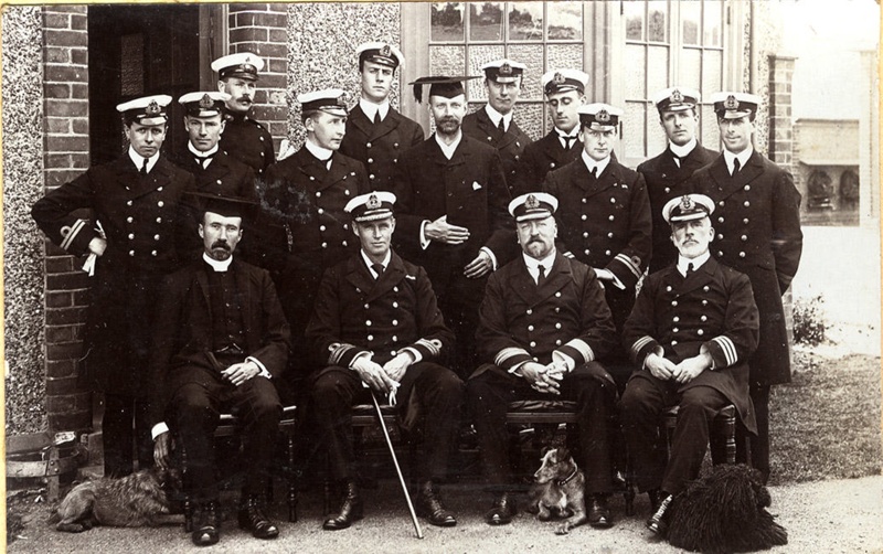 Photograph of Members of the Wardroom, HMS Ganges 1906; SHHMG:A2292.1 ...