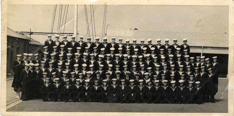 A photograph of an HMS Ganges Annex Division in 1946.; SHHMG:A8596 | eHive