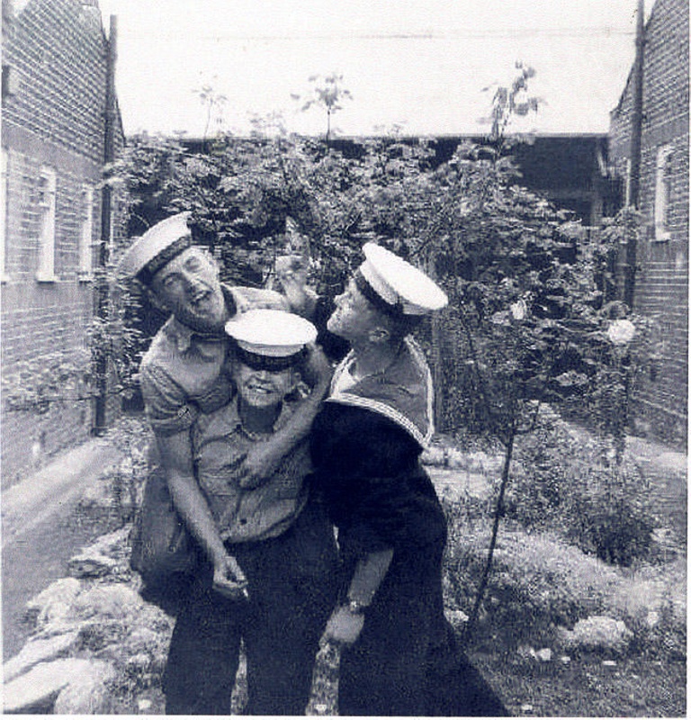 Photograph Of Three Boys Believed To Be Members Of Benbow Division 150 photograph-of-three-boys-believed-to-be-members-of-benbow-division-150