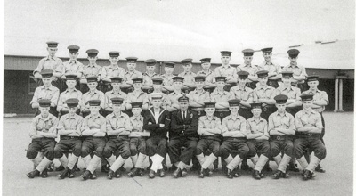 A photograph of the Annexe, undated, with Chief Petty Officer Bill ...