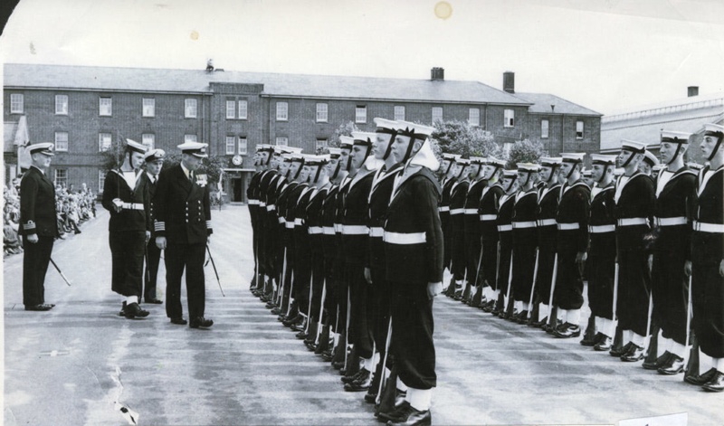 Photograph of a class guard, 1955; photographer : Fisk, R A, Mr; SHHMG ...