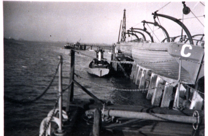 photograph of the Trot Boat which was used to convey boys and staff to ...