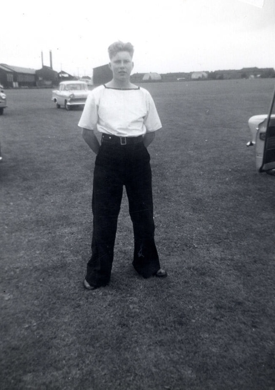 Photograph of Junior Terry Abrams on Parents day 1963; photographer ...