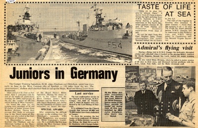 Article from Navy News dated July 1973 about HMS Ganges Training ...